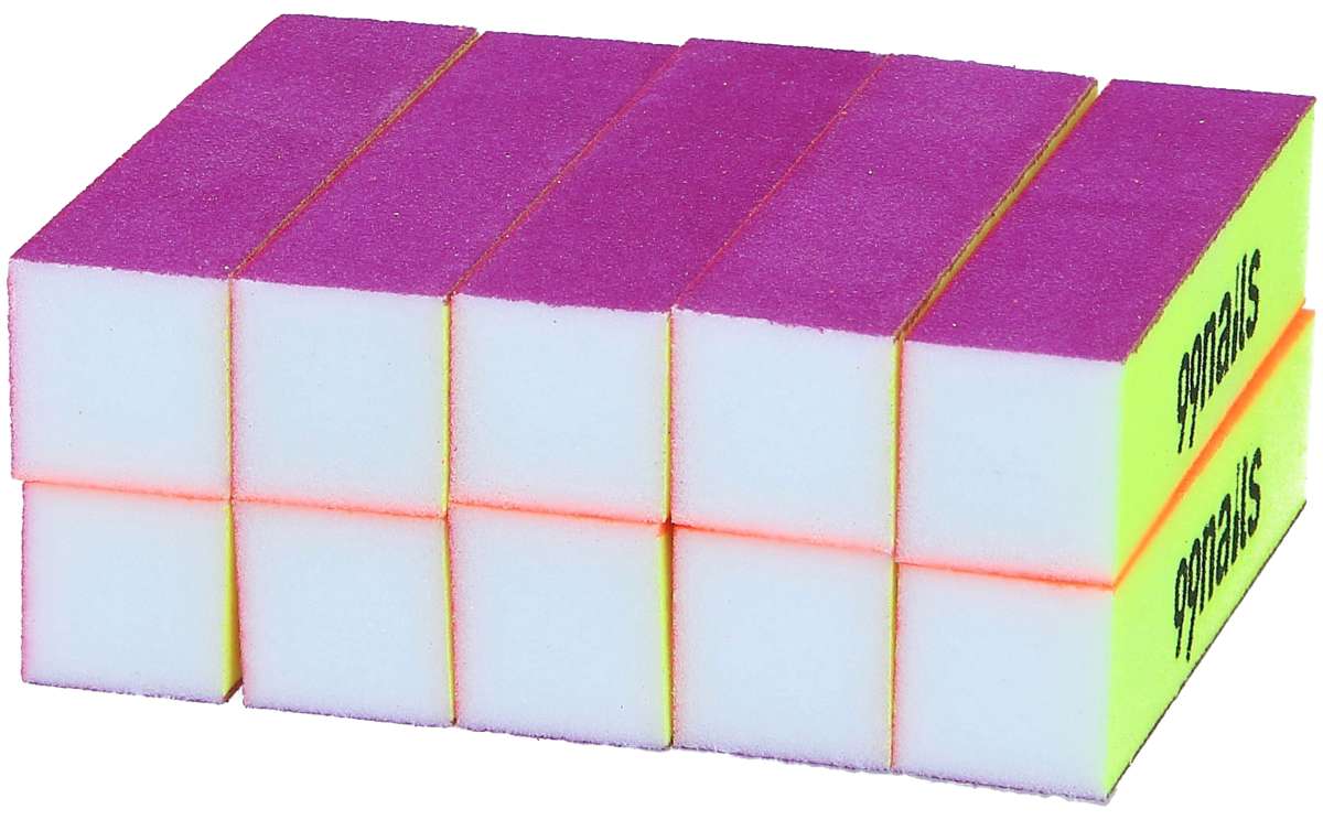 Schleifblock / Buffer Neon Lila 10er Set günstig online kaufen